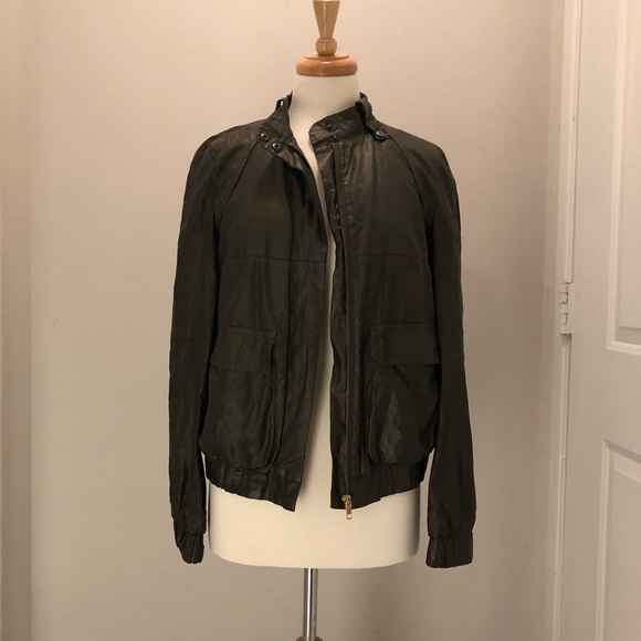 French Connection | Jackets & Coats | French Connection Waxed Biker ...